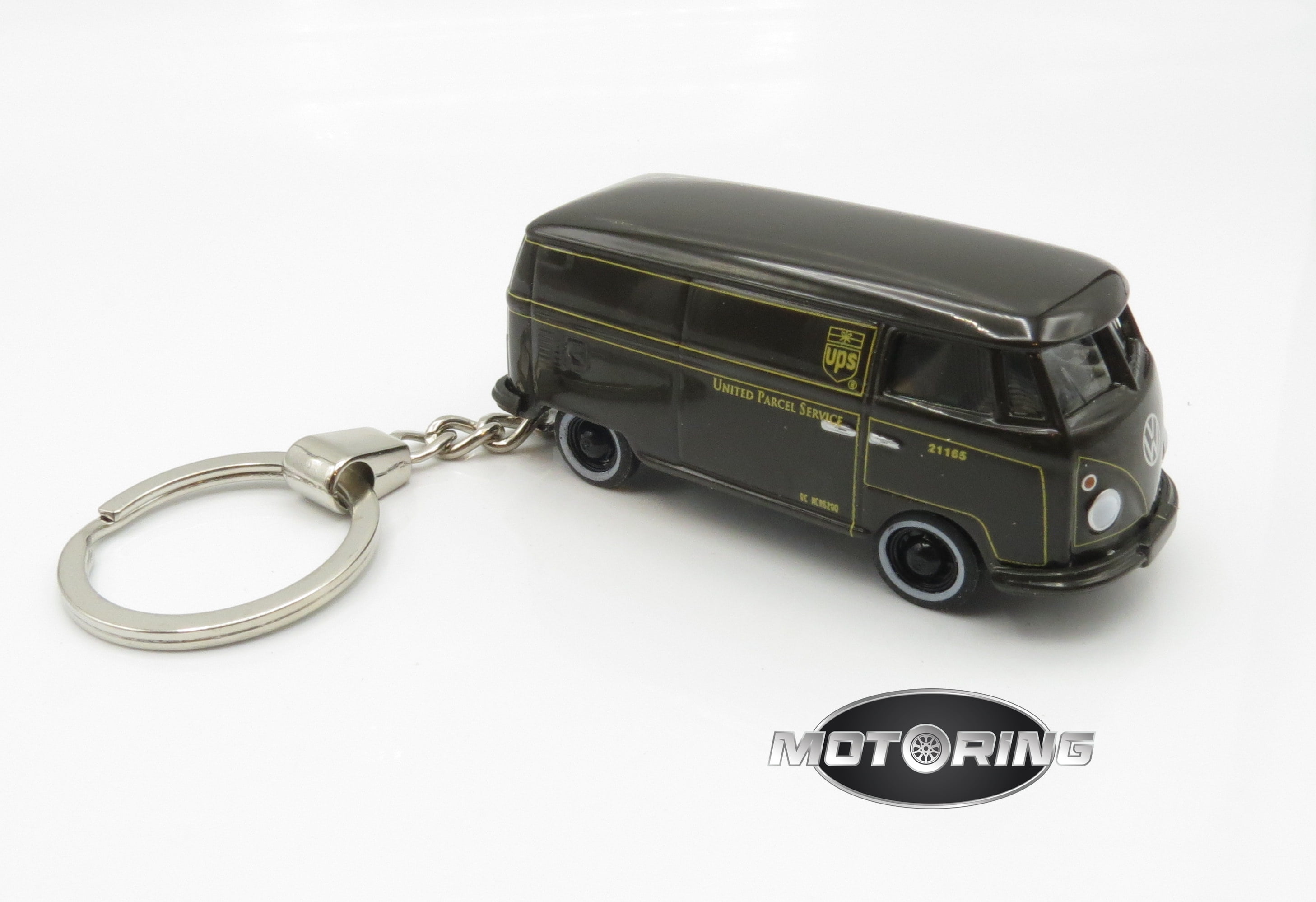 VW Volkswagen UPS Van Bus Rare Car Novelty Keychain 1:64 Diecast ...