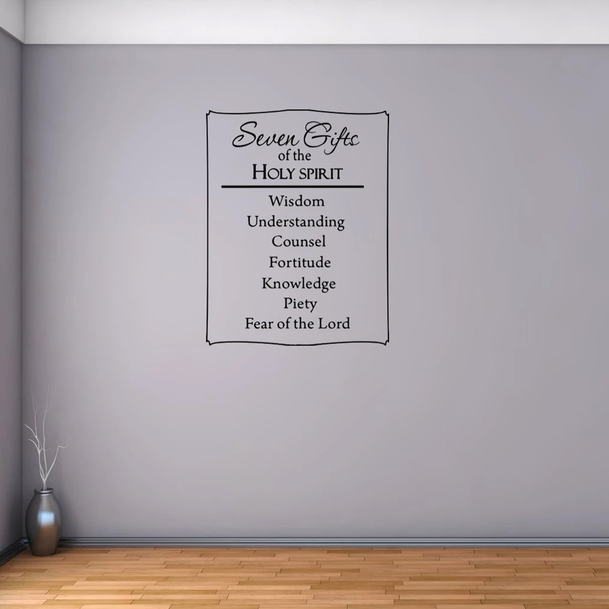 VWAQ 7 Gifts of the Holy Spirit Wall Decal Bible The Seven Gifts of the ...