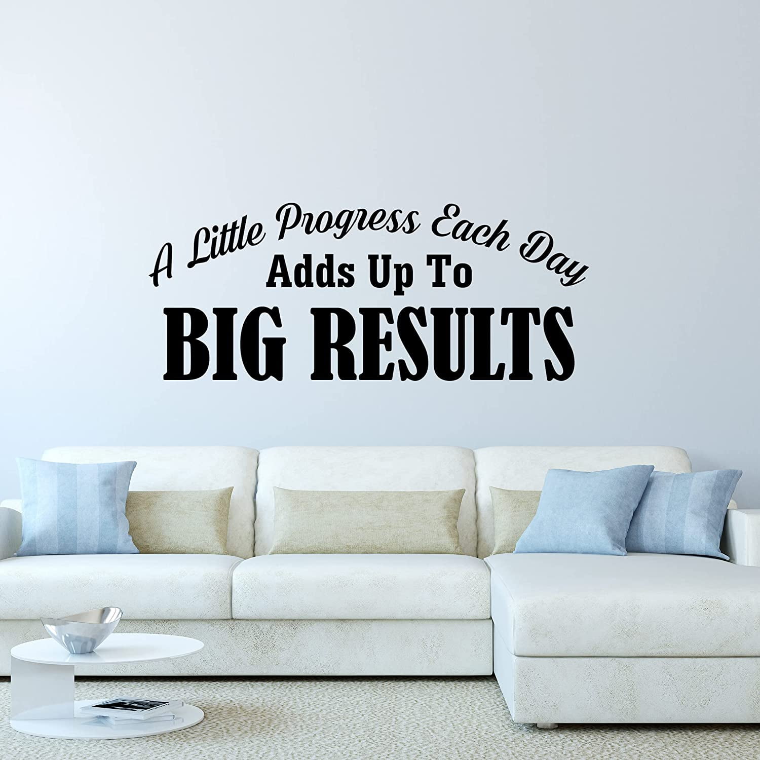 VWAQ A Little Progress Each Day Adds Up to Big Results Motivational ...