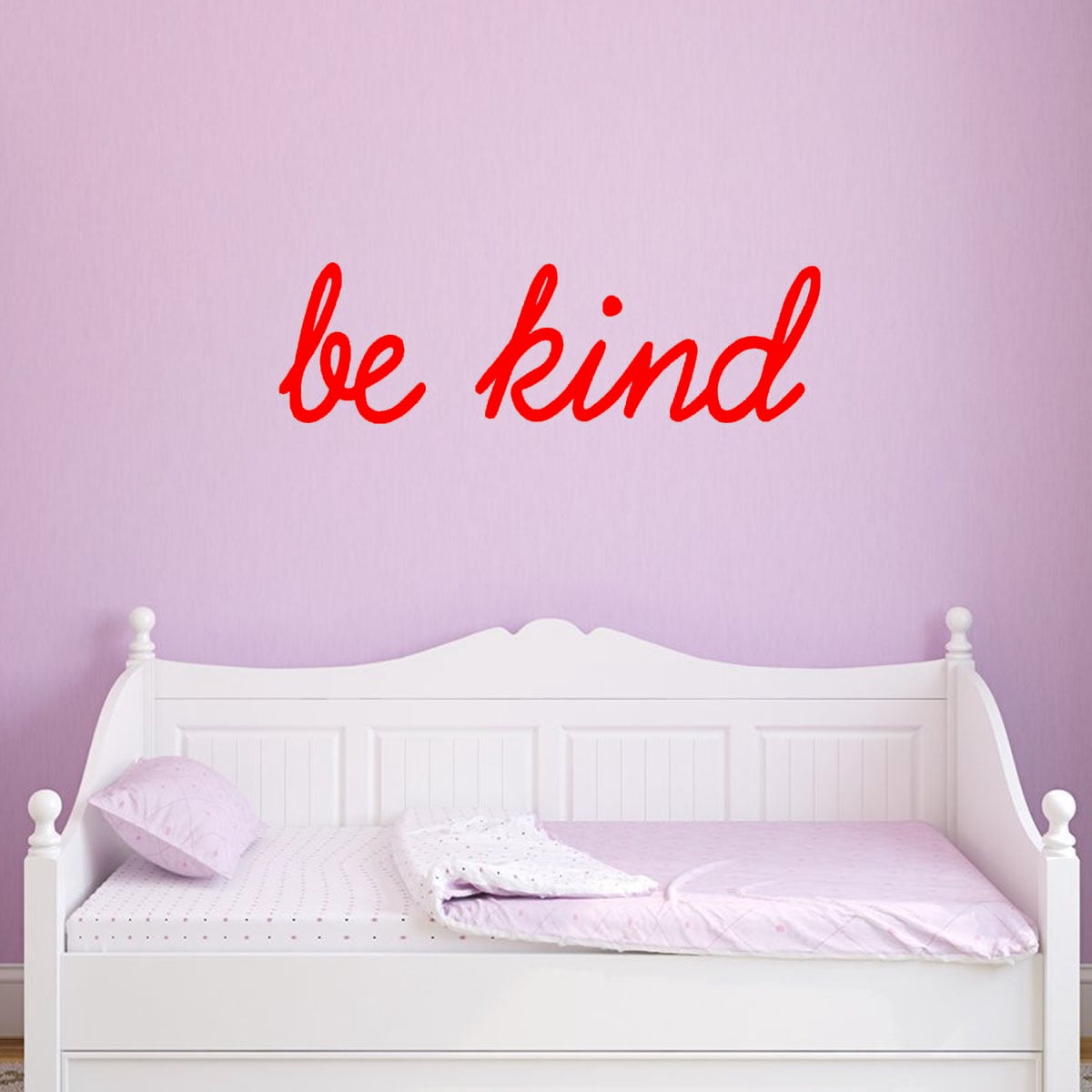 VWAQ Be Kind Wall Decal Inspirational Be Kind Quotes VWAQ-1650 (Red, 15 ...