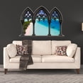 VWAQ - Castle Window Decals for Walls Ocean Beach Sea Decor Sticker ...