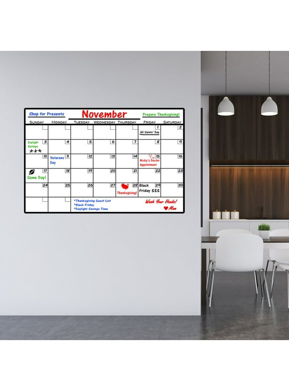 Dry Erase Calendar Boards in Whiteboards & Dry Erase Boards - Walmart.com