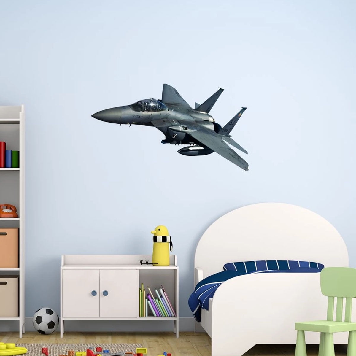 VWAQ Fighter Jet Wall Sticker Peel and Stick Wall Decal Fighter ...