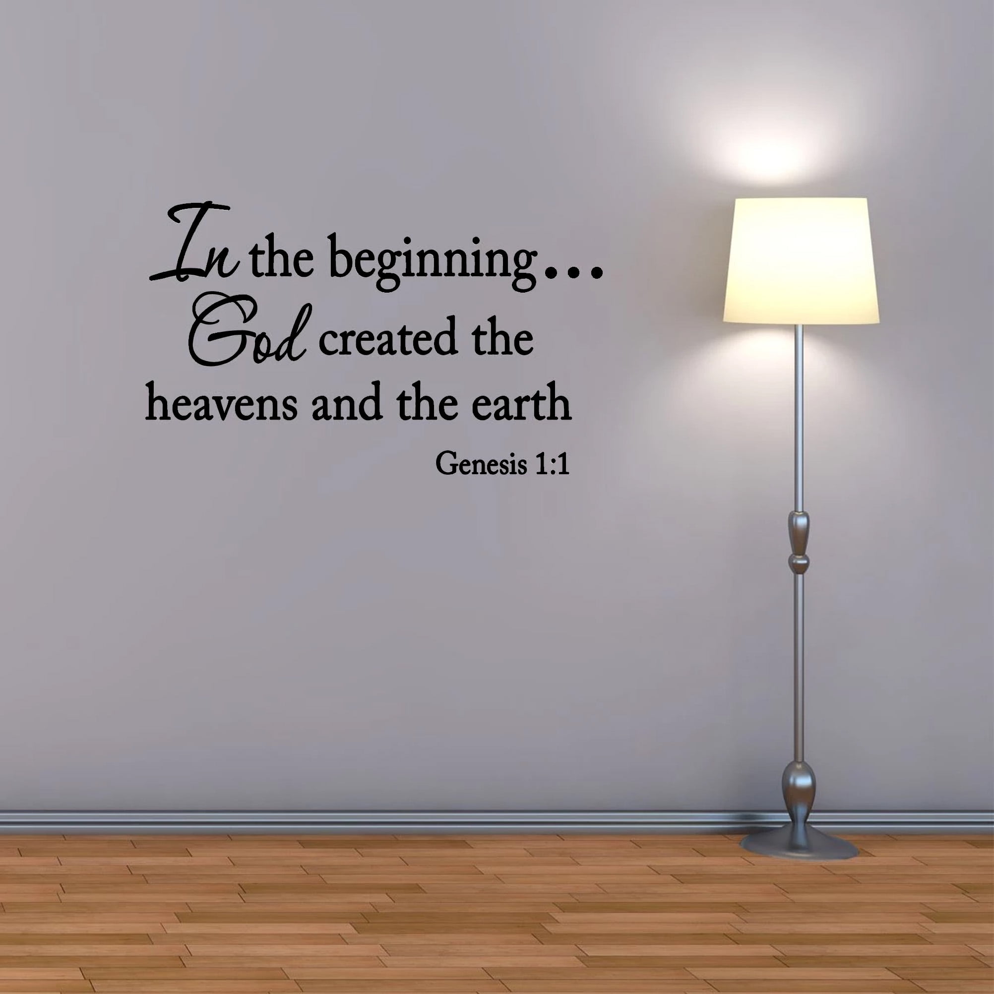 VWAQ In the Beginning God Created the Heavens and the Earth Genesis 1:1 ...