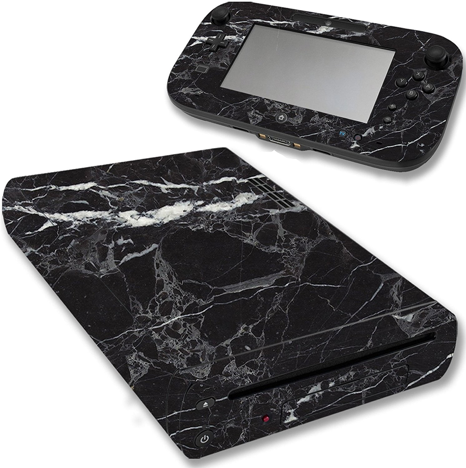 VWAQ Nintendo Wii U Console Skin Wii U Gamepad Skin Granite Sticker ...