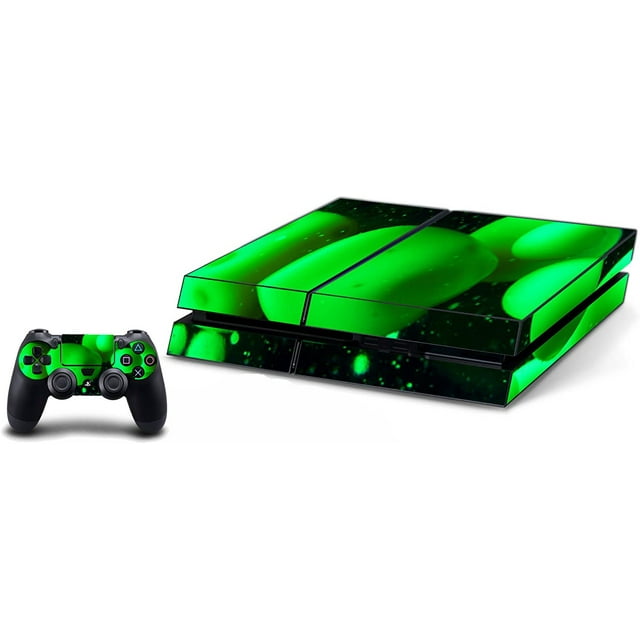 VWAQ PS4 Lava Lamp Skin For Console And Controller Green Skin For ...