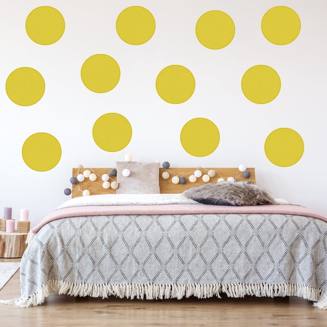 VWAQ Polka Dots Circles Pack of (12) Peel & Stick Decal Dots Colors ...
