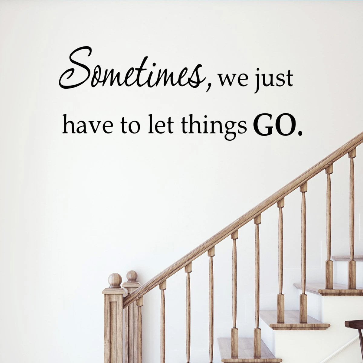 VWAQ Sometimes You Just Have to Let Things Go Wall Decal Inspirational ...