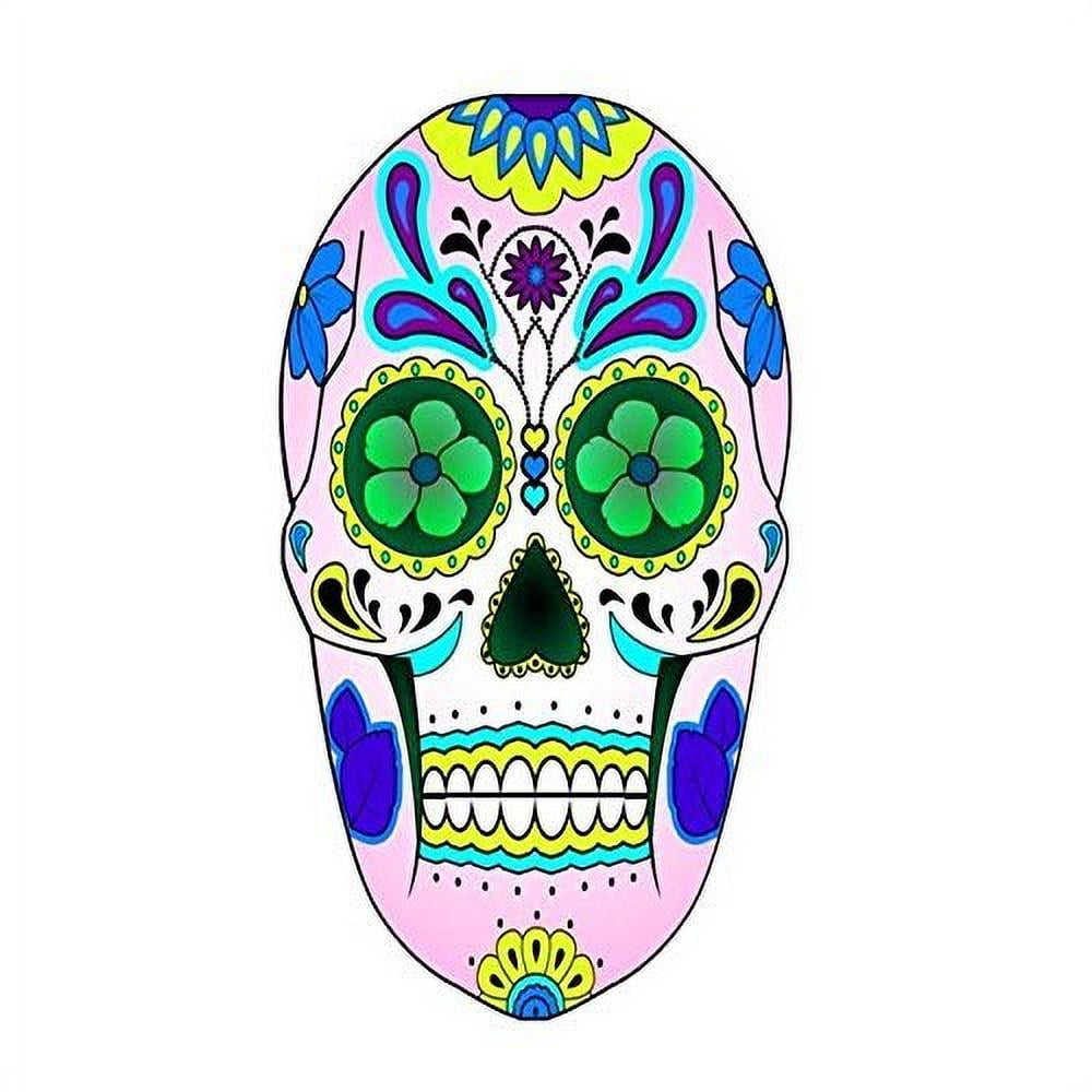 VWAQ Sugar Skull Wall Art Murals Day of the Dead Wall Art Dia De Los ...