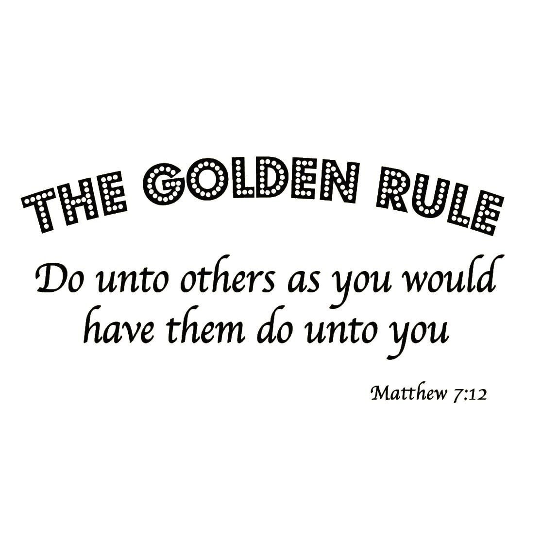 VWAQ The Golden Rule - Do Unto Others as You Would Have Them Do Unto ...