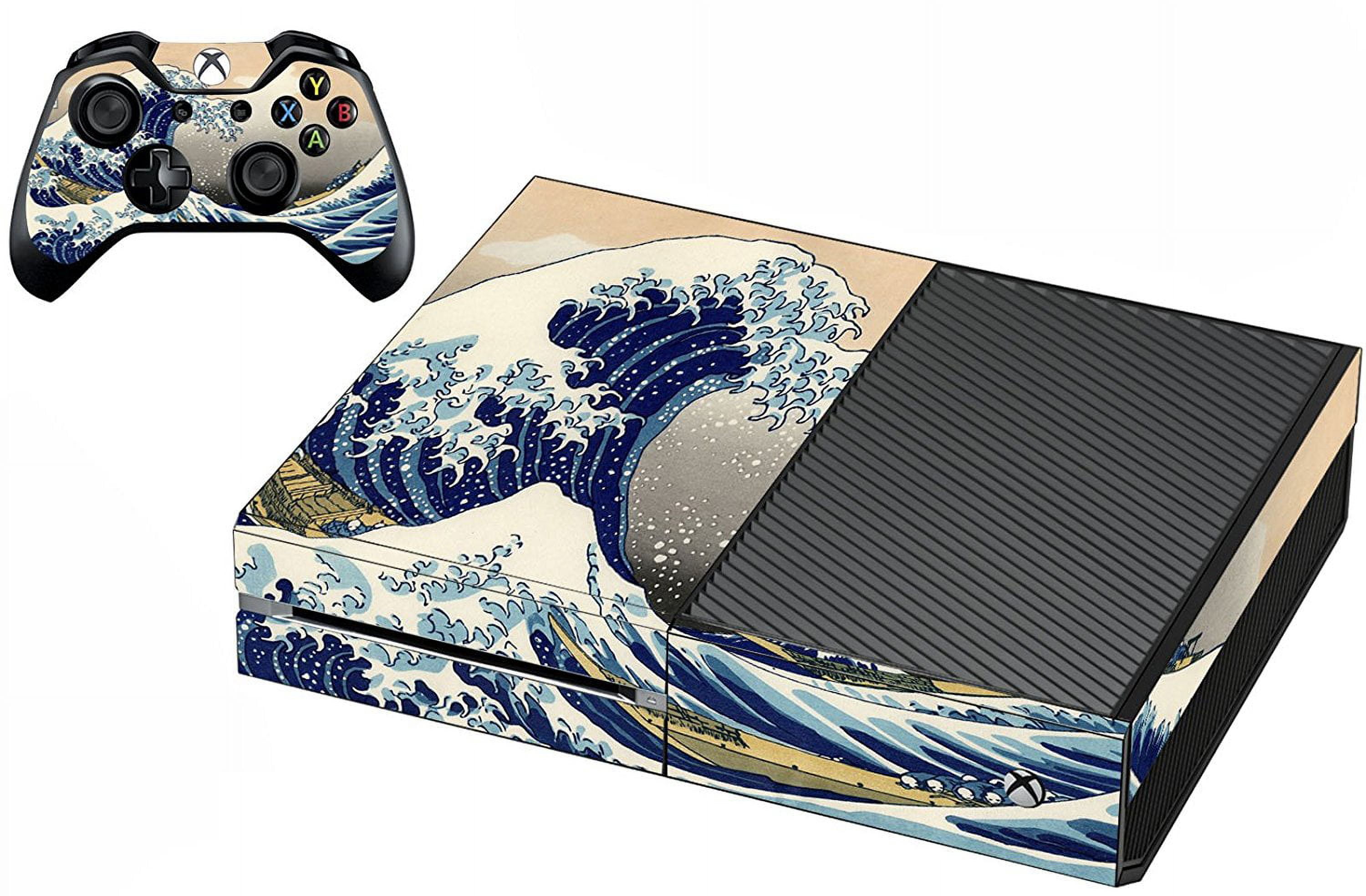 VWAQ The Great Wave Of Kanagawa Skin For Xbox One Console And ...