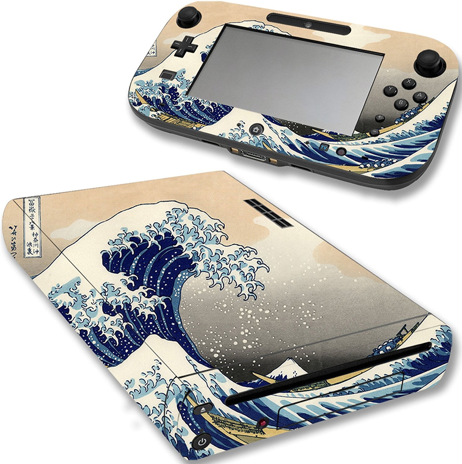 VWAQ The Great Wave Off Kanagawa Nintendo Wii U Skin Decal Cover VWAQ ...