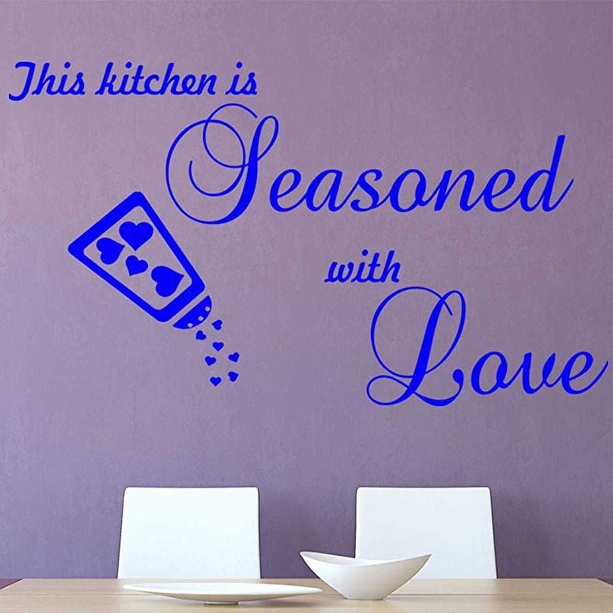 VWAQ This Kitchen is Seasoned with Love Wall Decal Sticker Decor ...