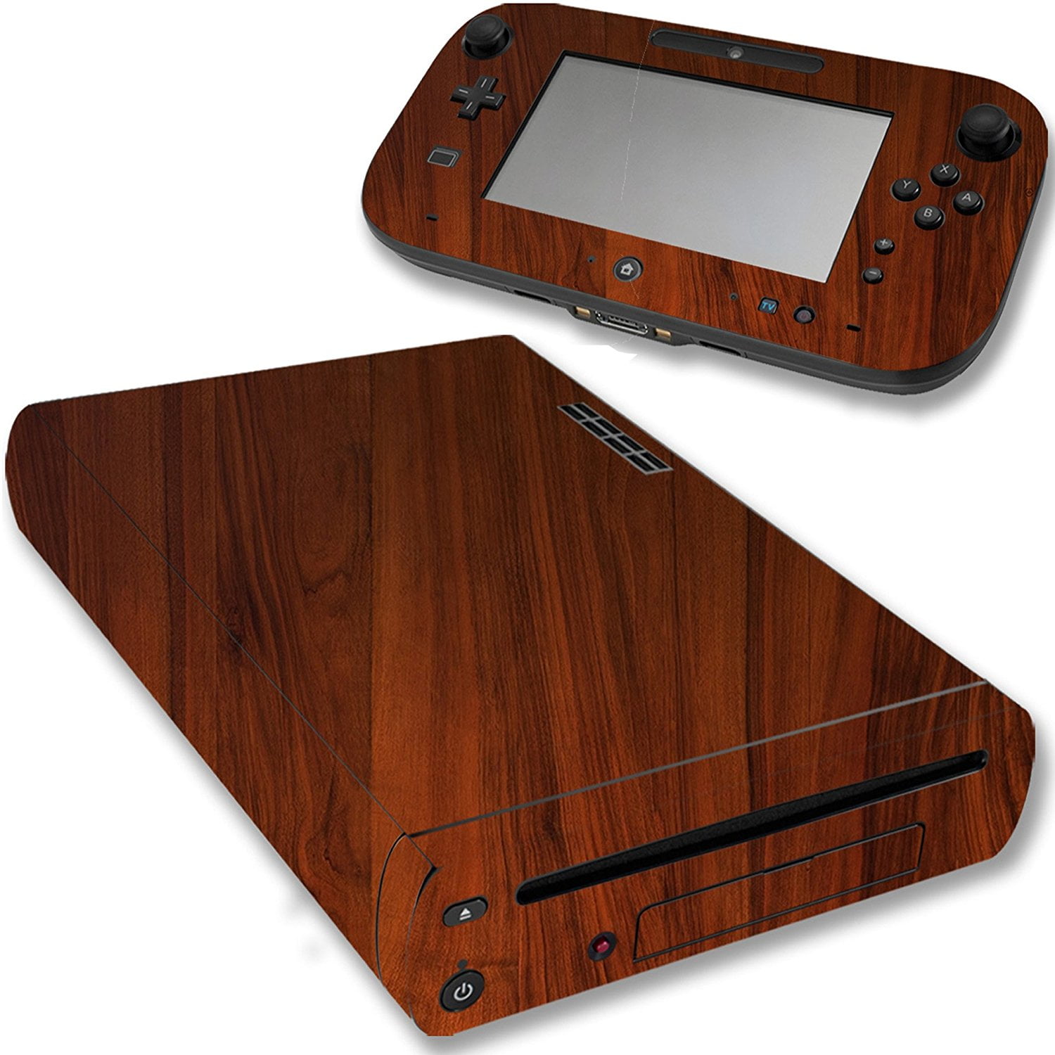 VWAQ Wii U Wood Skins Nintendo Wii U Console Woodgrain Skin Decal VWAQ ...