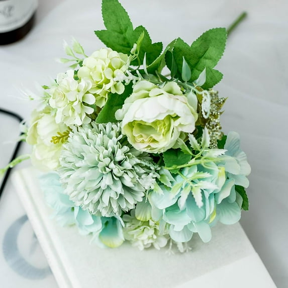VWRXBZ Artificial Bridal Bouquet - Lifelike Silk Wedding Flowers for ...