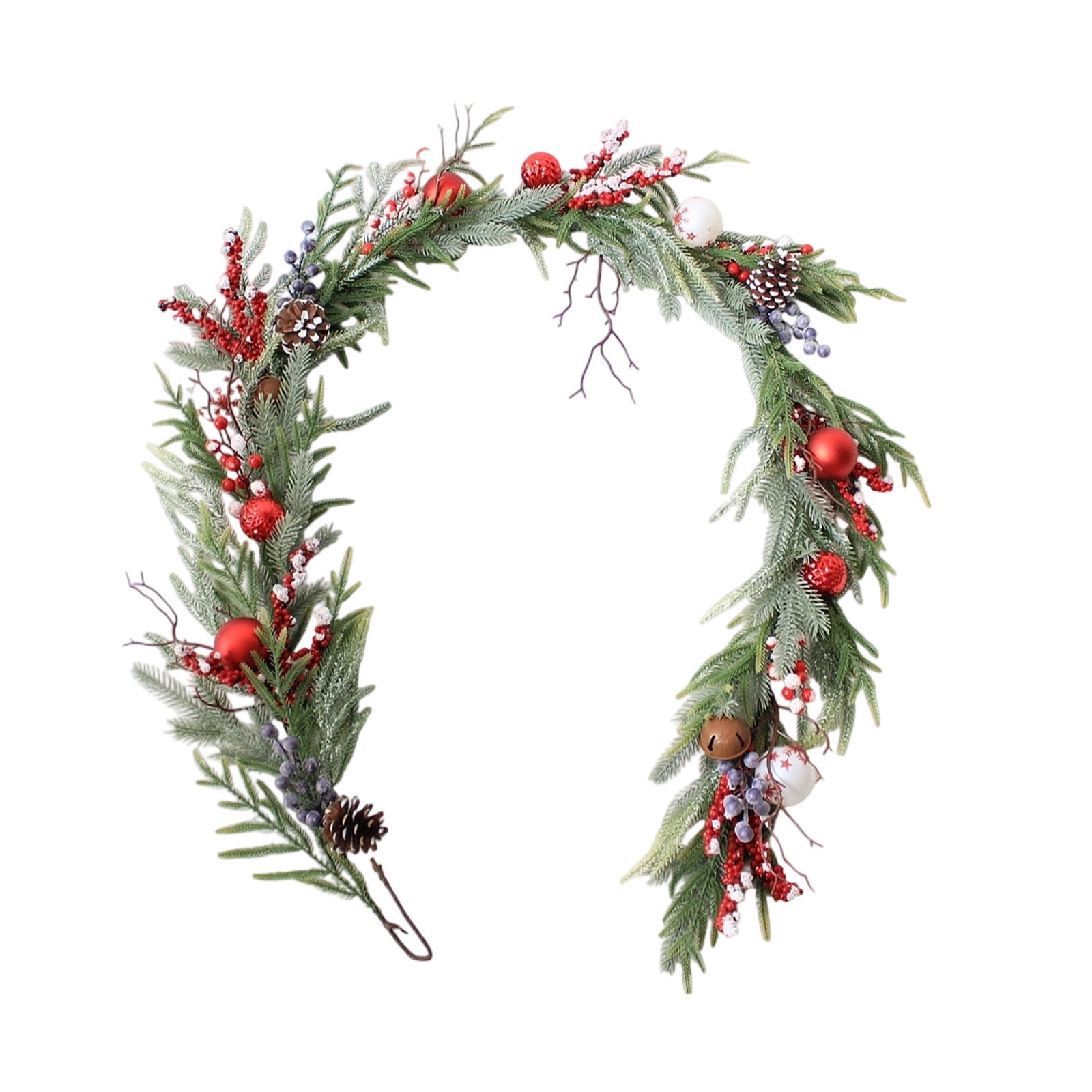 VWRXBZ Christmas Balls, 70.86 Inch Norfolk Rattan Green Soft Rubber ...