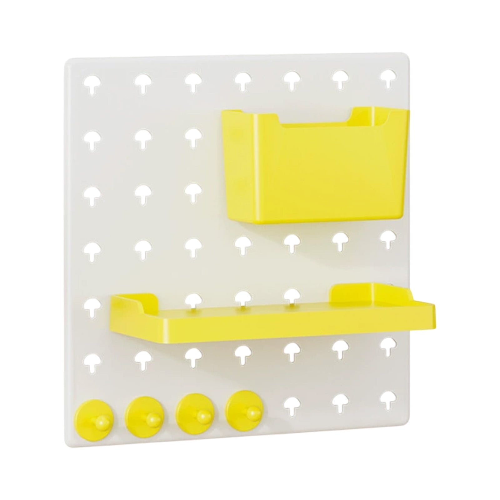 VWRXBZ Pegboard, 11x11x0.79 Inch Hole Board Storage Living Room Kitchen ...