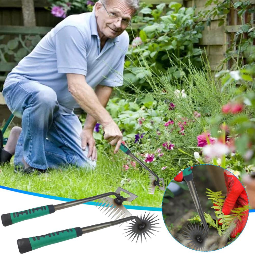 VWRXBZ Shovel, Stainless Steel Art Weeding Tool Hook Weed Weed Weed ...