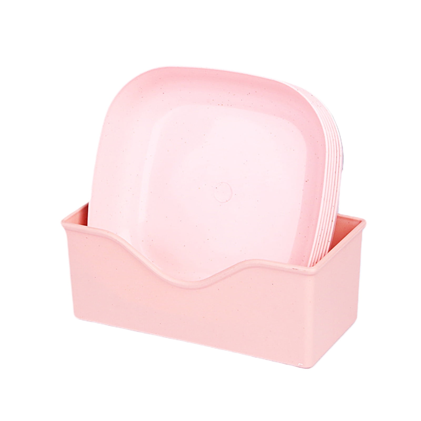 VWRXBZ Snack Plate, 5.6x5.6x5.6 Inch Japanese Style Straw Plastic Spit ...