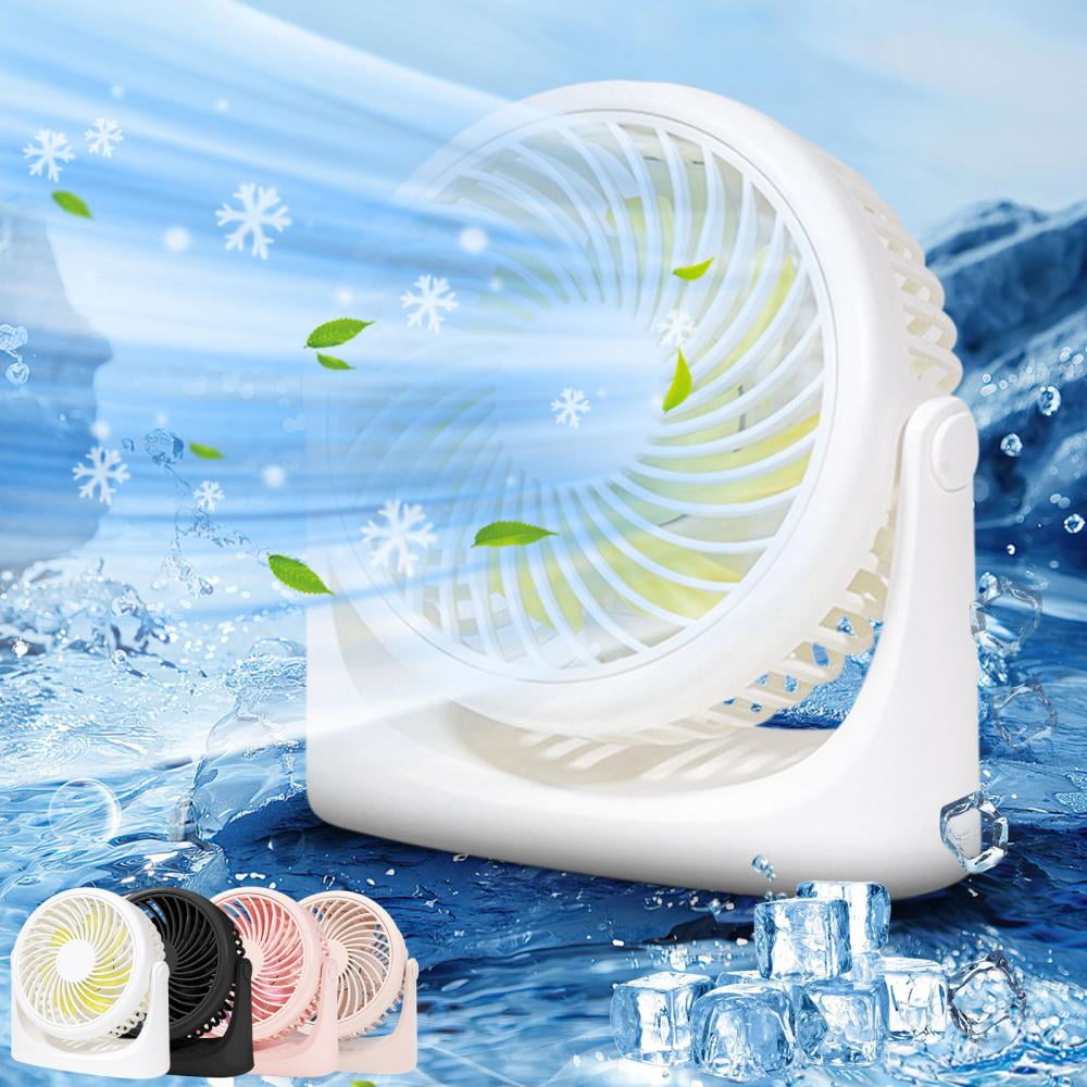 VWRXBZ USB Desk Fan Quiet Operation 3 Speed Adjustable, Portable Mini ...