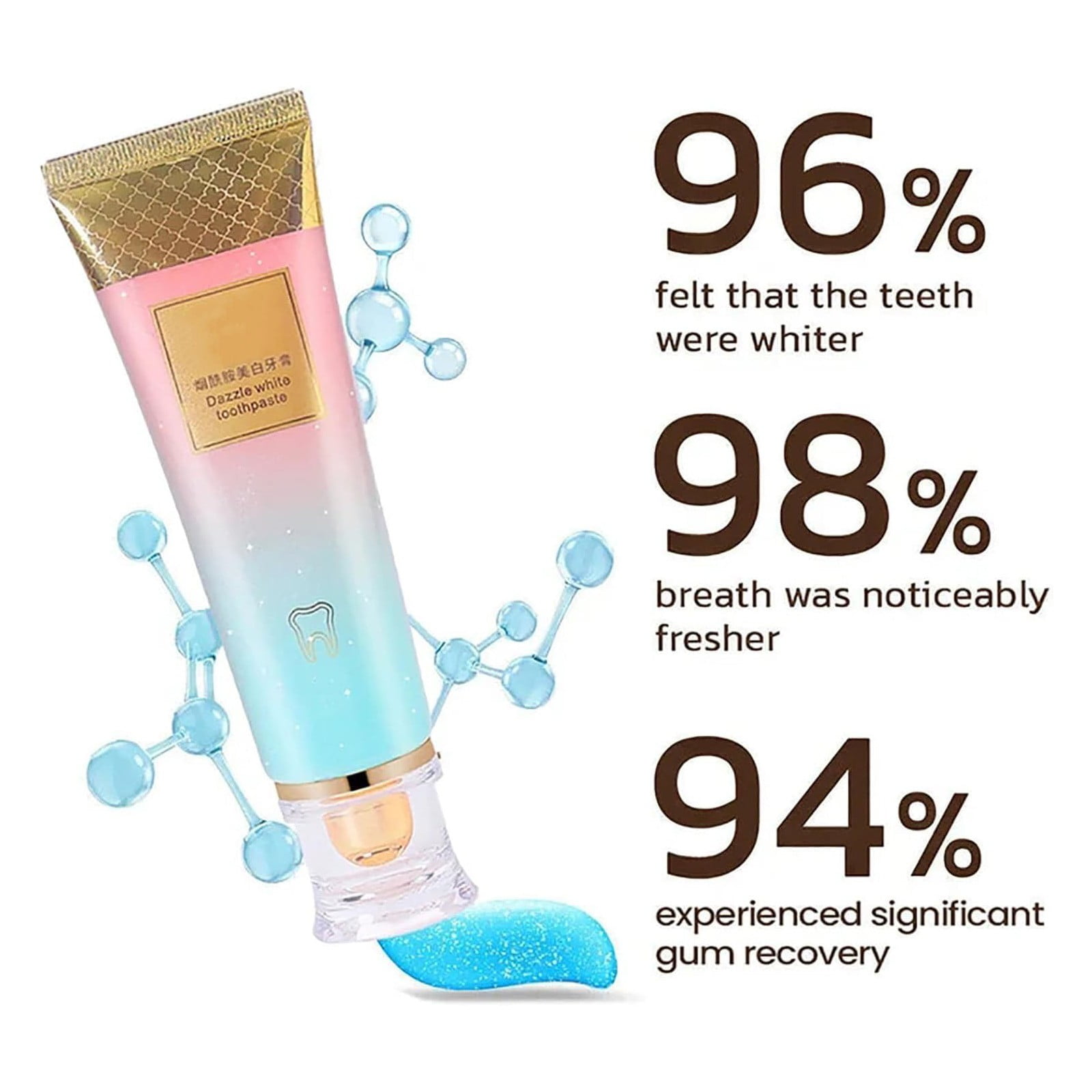 VXARARL 1pcs Niacinamide Toothpaste，Tripel Whitening Niacinamide ...