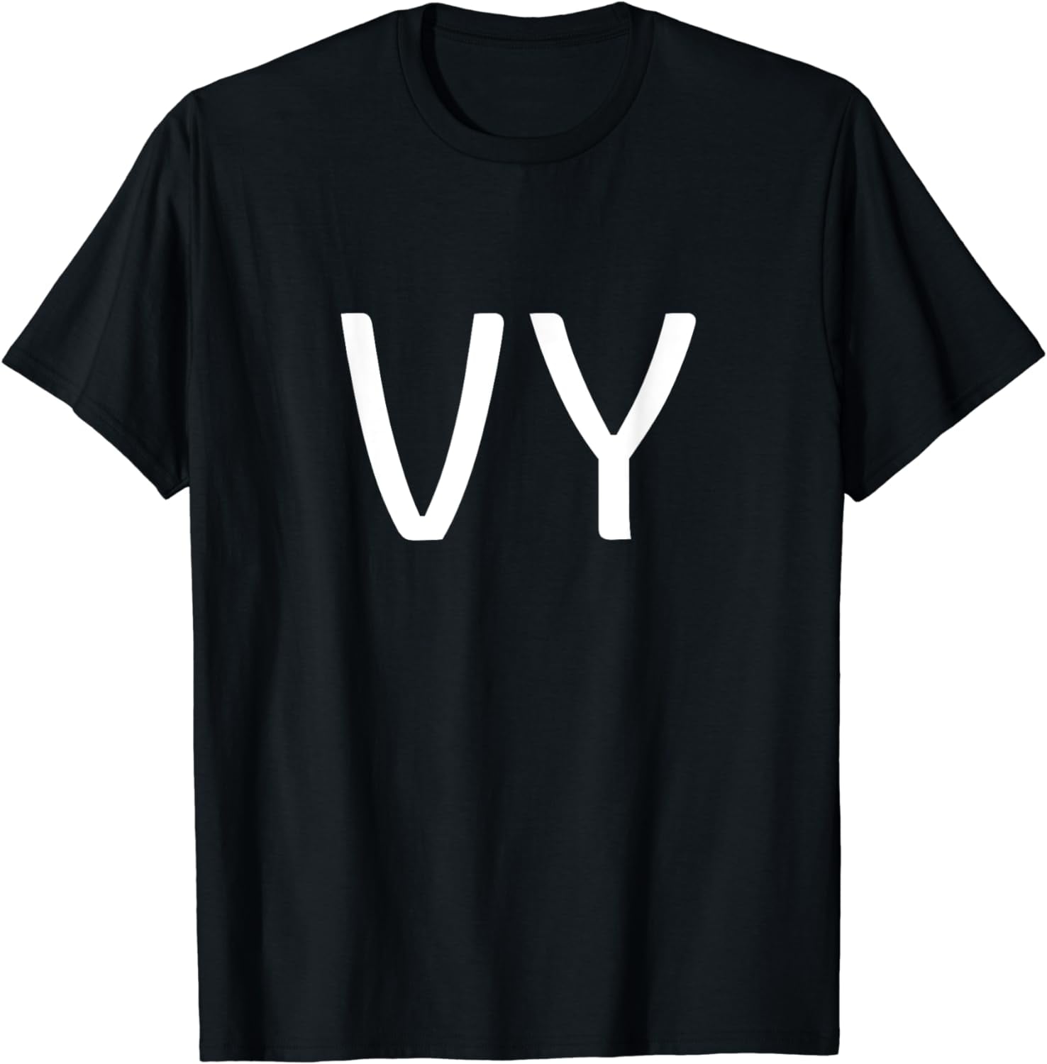 VY Two Letter Pair - Elegant Personalized Initials T-Shirt - Walmart.com
