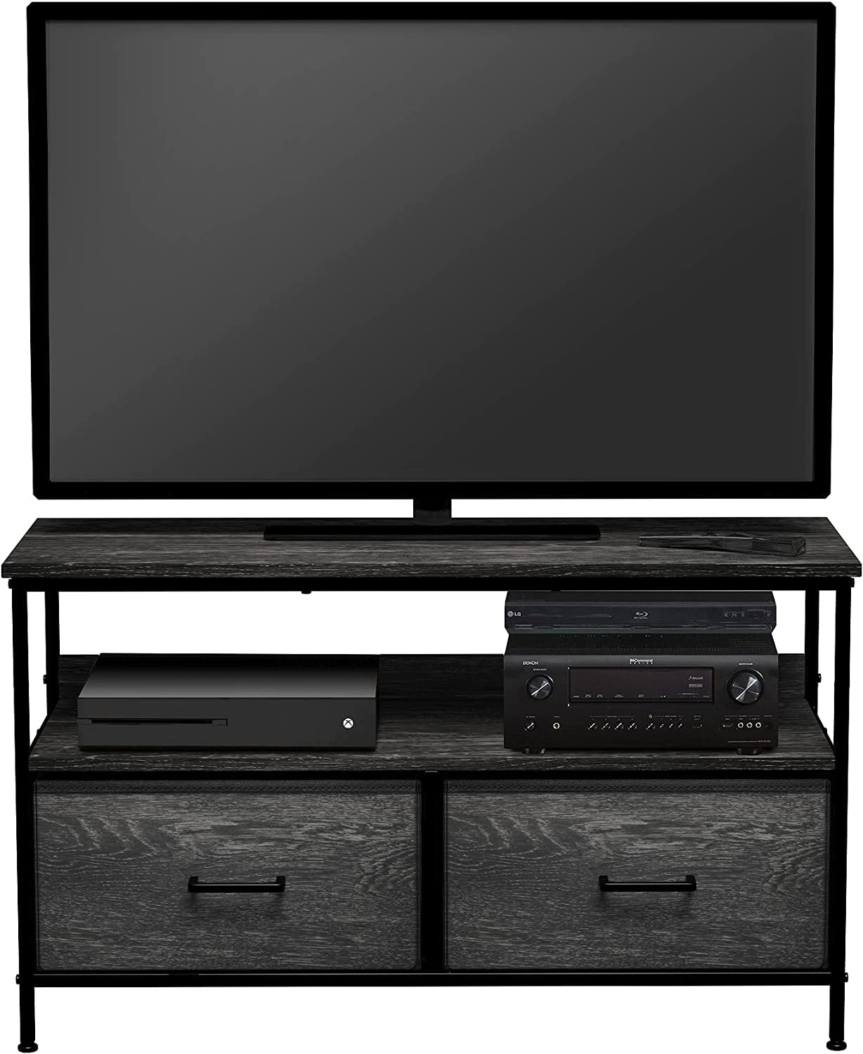 VYIBIBONFC TV Stand Dresser with 2 Drawers - Television Riser Chest ...