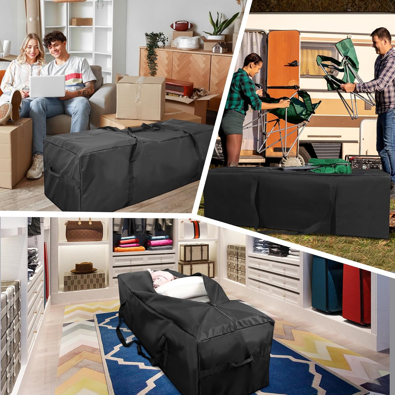 VYIBONTI 45Inches Tripod Carrying Case Bag Water Resistant Long Duffle ...