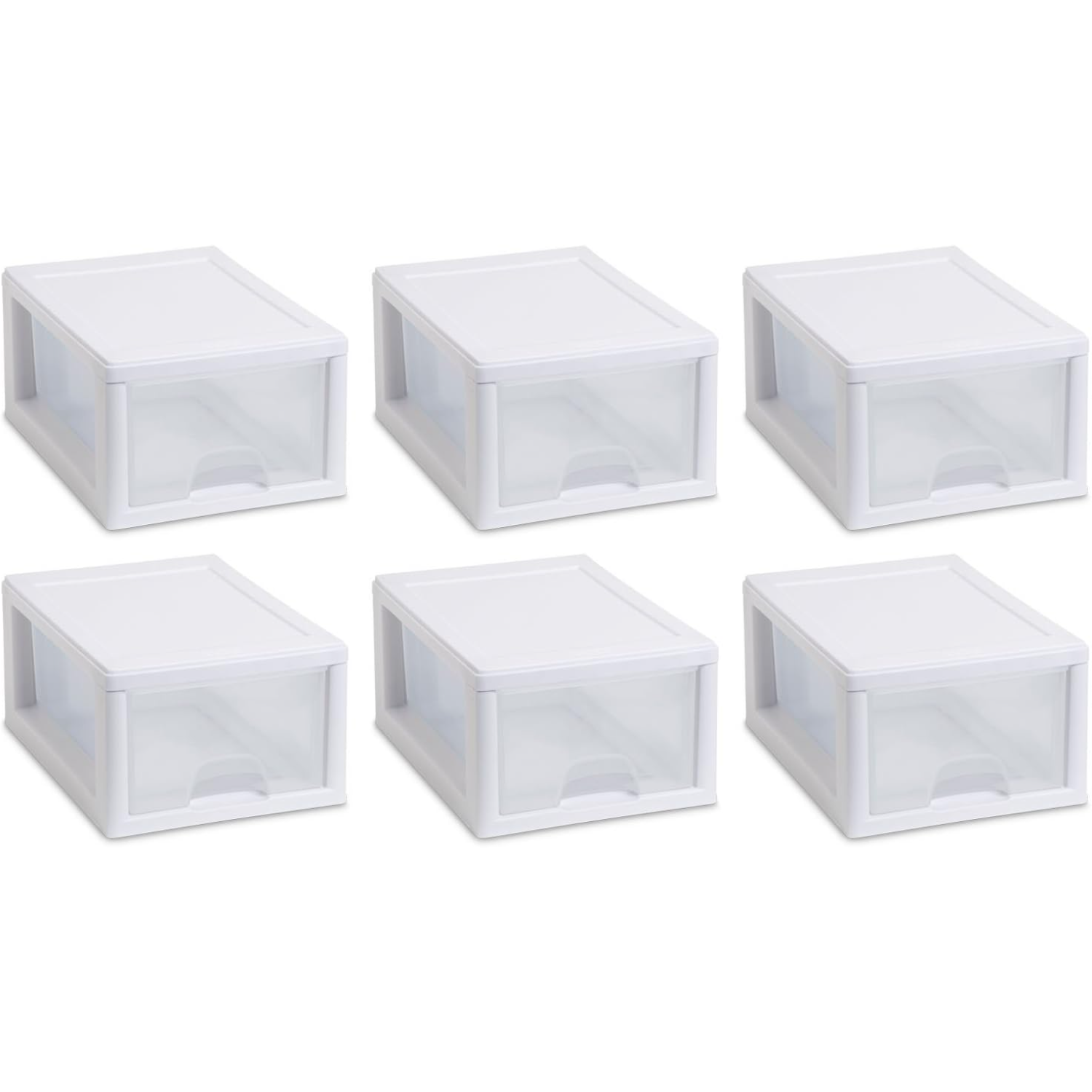 VYIHBO 20518006 6 Quart/5.7 Liter Stacking Drawer Frame with Clear ...