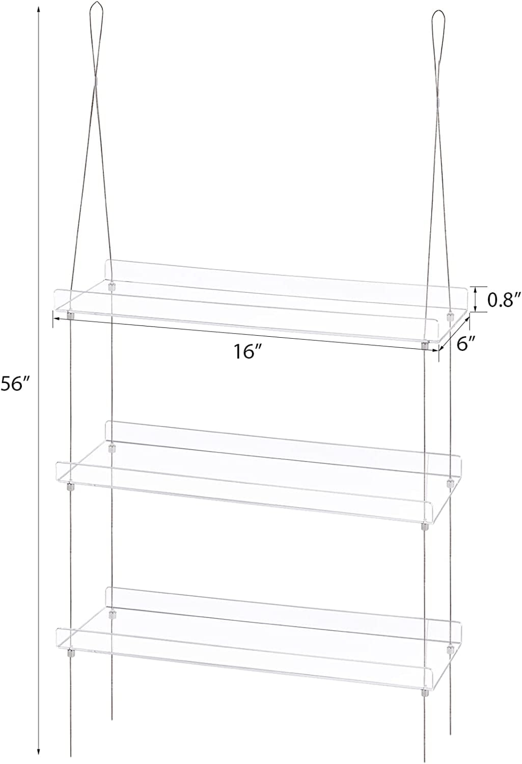VYIHBO 3-Tier Acrylic Window Boxes Plant Shelves for Windows Acrylic ...