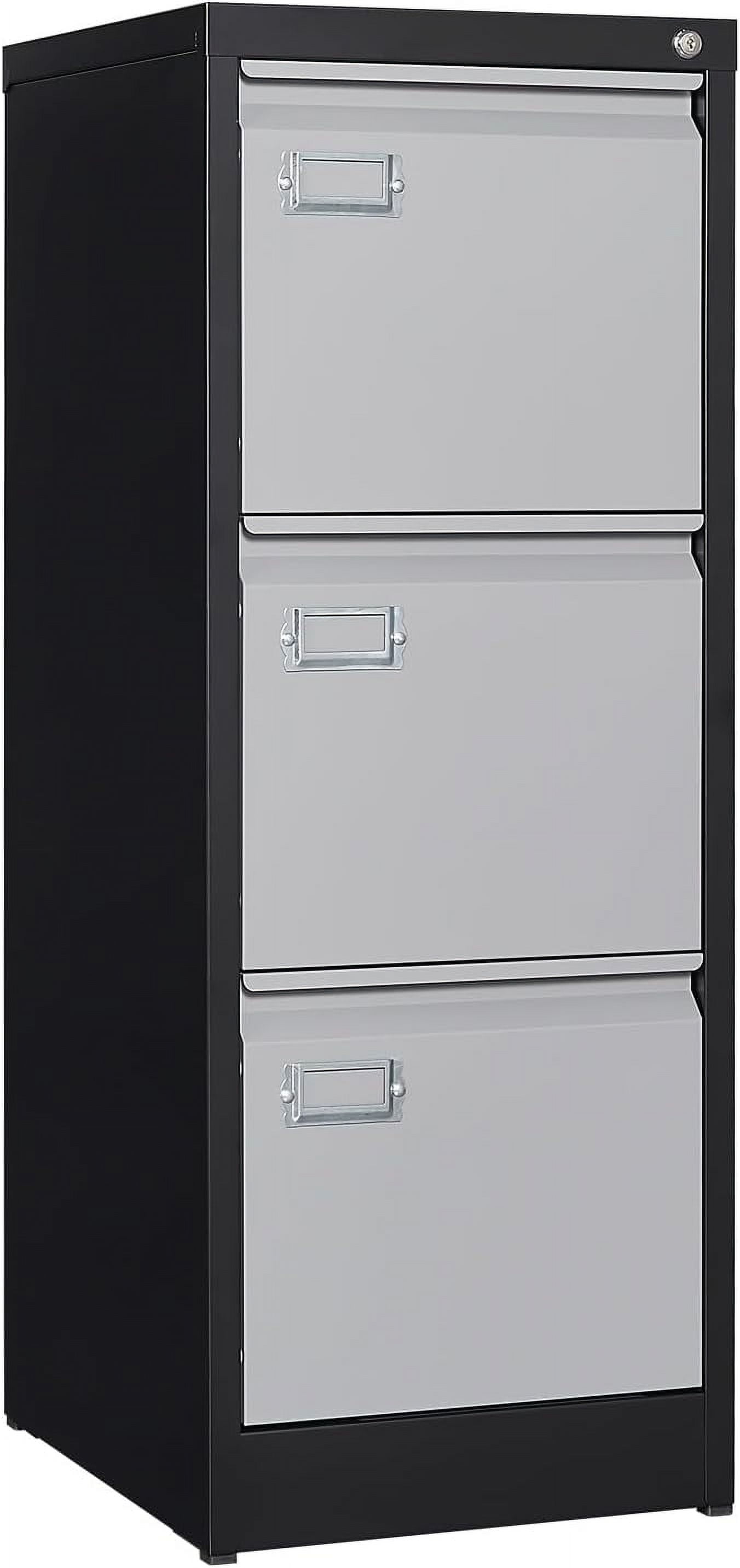 VYIHBO 4 Drawer File Cabinet Vertical Filing Cabinets with Lock Metal ...