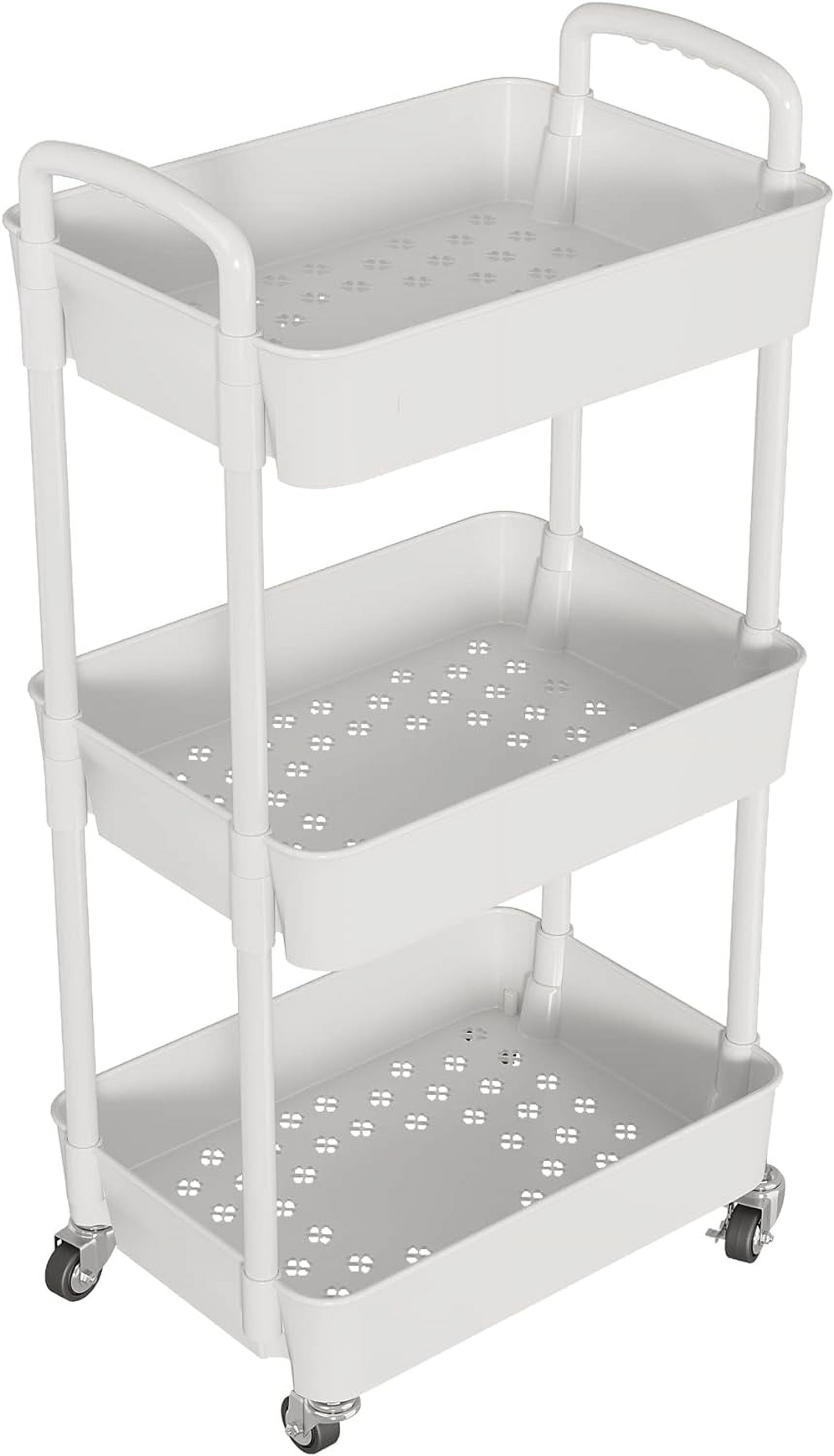 VYIHBO 5-Tier Storage Cart Multifunction Utility Rolling Cart Kitchen ...