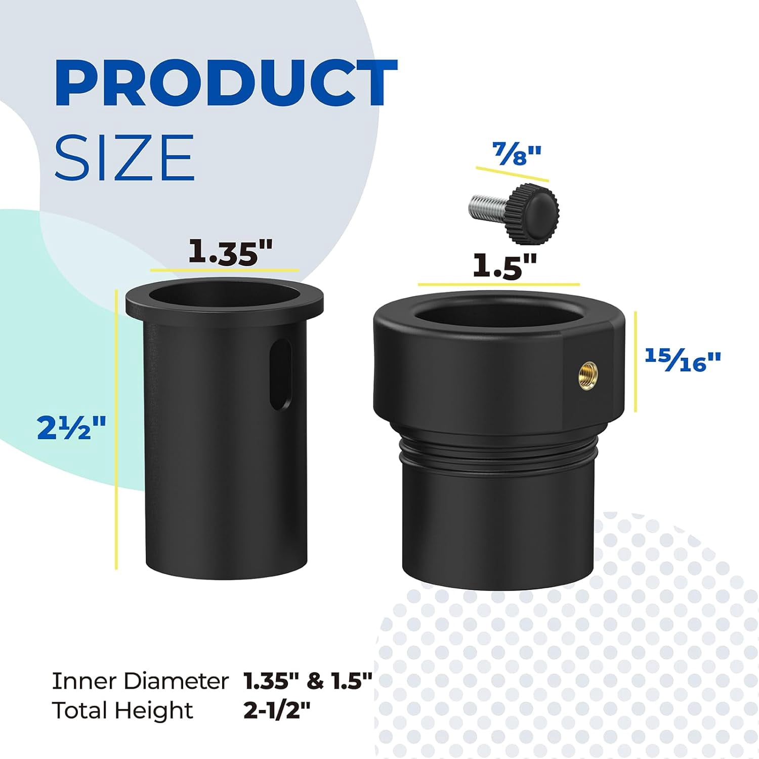 VYIHBO ANTOBLE Pool Pole Stabilizer Insert for Baja Deck Pool Sleeves ...