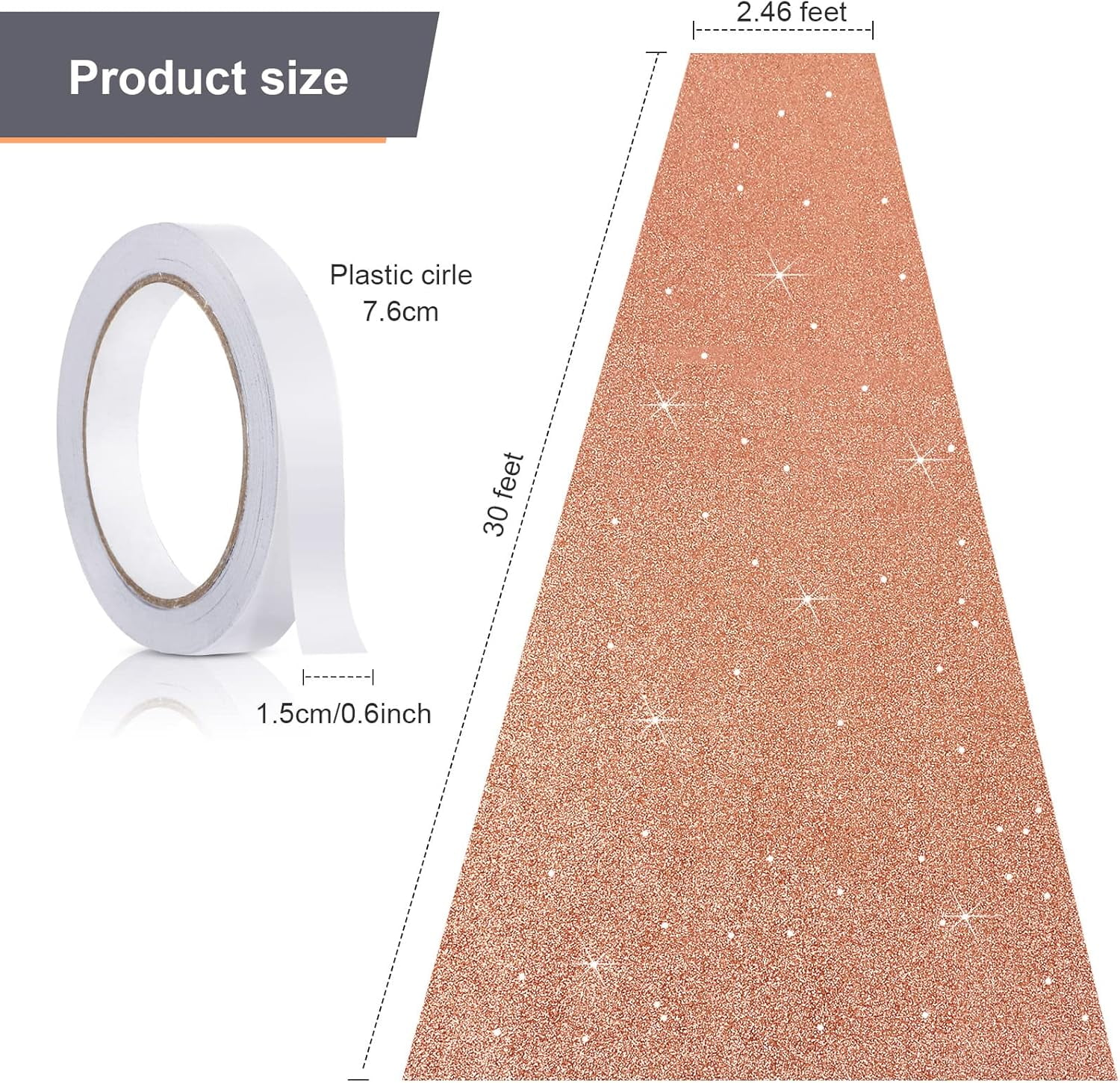 VYIHBO Carpet Runner Runway Rug 55 GSM Thickness with Carpet Tape for ...