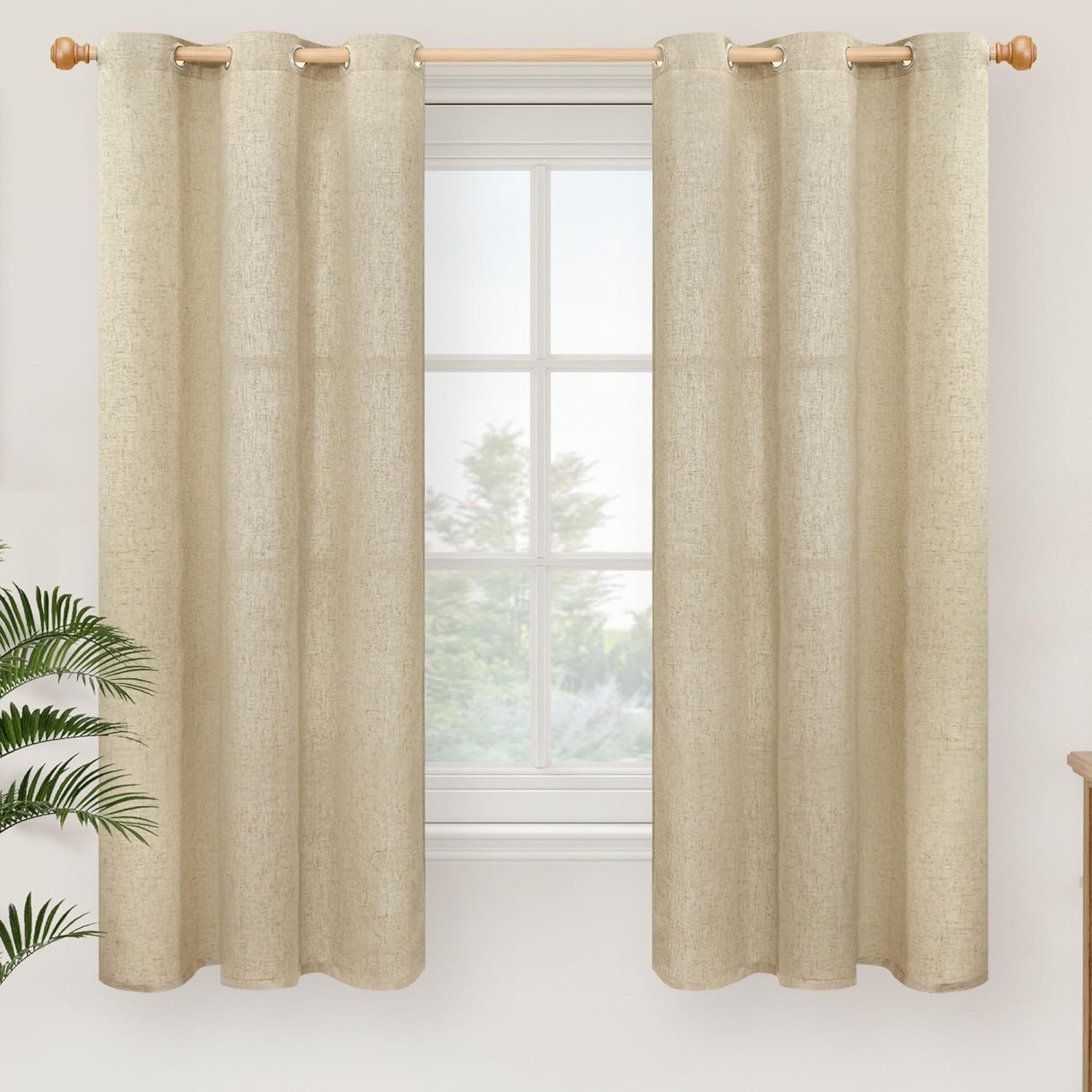 VYIHBO DXQPIOA Curtains 80 Inches Length for Living Room 2 Panels ...