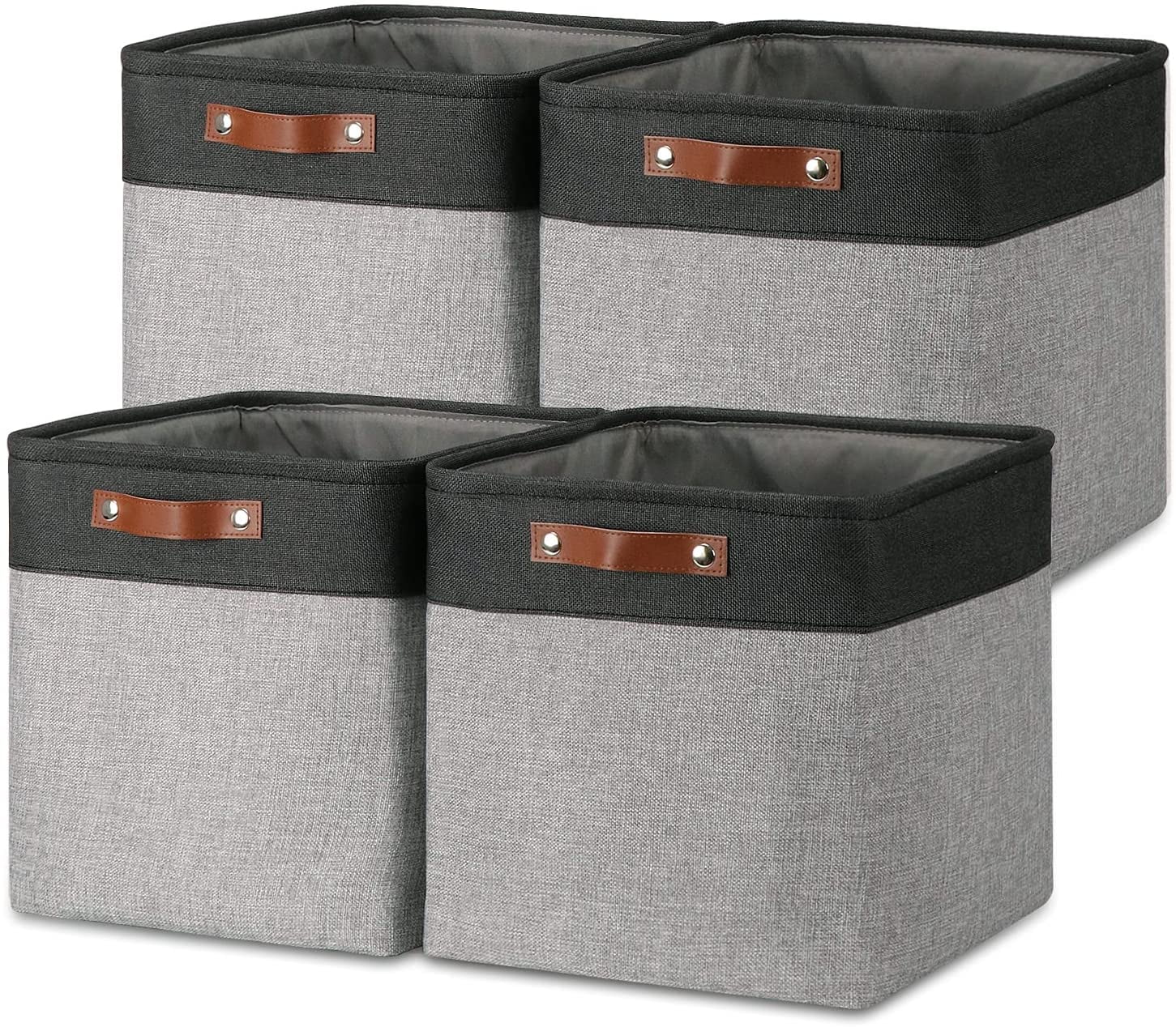 sasyxdc Fabric Storage Baskets 11 Inch Storage Cubes Baskets for Gifts ...