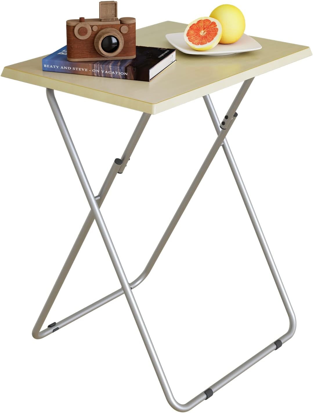 VYIHBO Folding TV Tray Table Dinner Snack Trays Table for Eating on ...