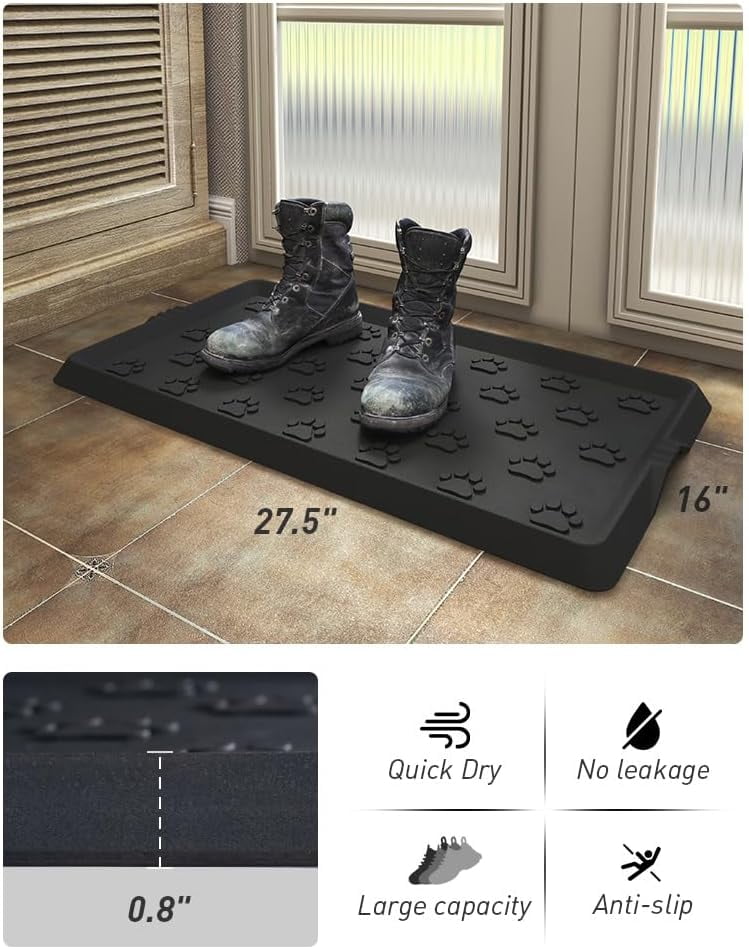 VYIHBO HIOPTY Extra Large Boot Tray 48 Inch Boot Storage Heavy Duty ...