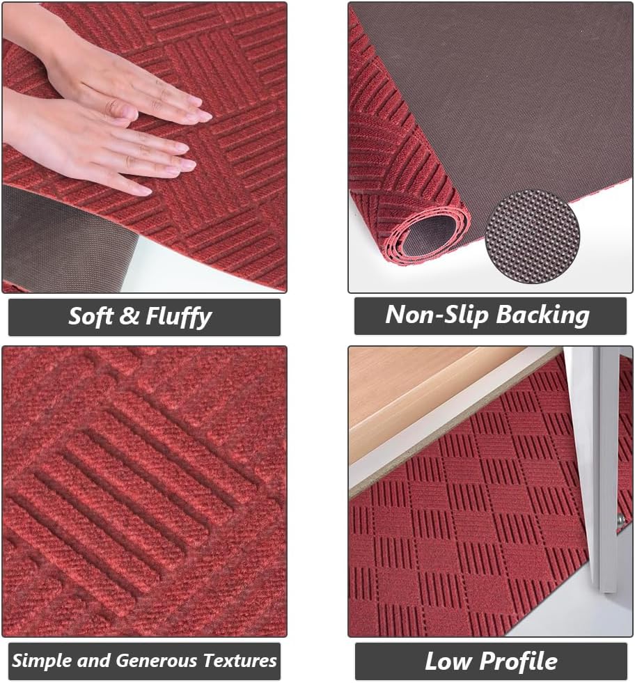 VYIHBO HIOPTY Runner Rug Non Slip 2FT x 6FT Washable Area Rug Indoor ...