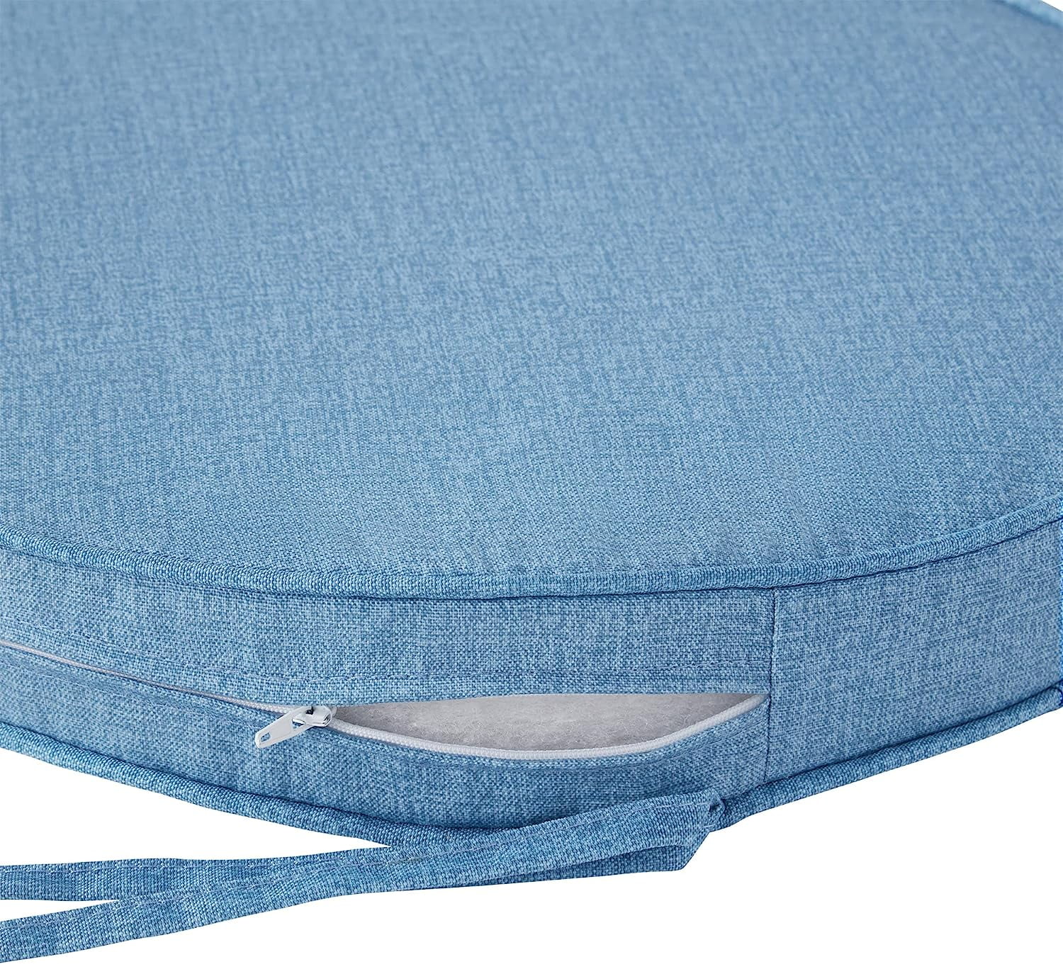 VYIHBO HIPOTY Greendale Home 18-inch Round Reversible Seat Cushion 2 ...