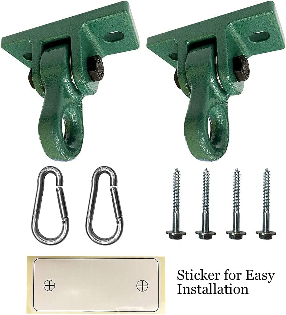 CTUVBIN Heavy Duty Black Swing Hangers Screws Bolts Included Over 5000 ...