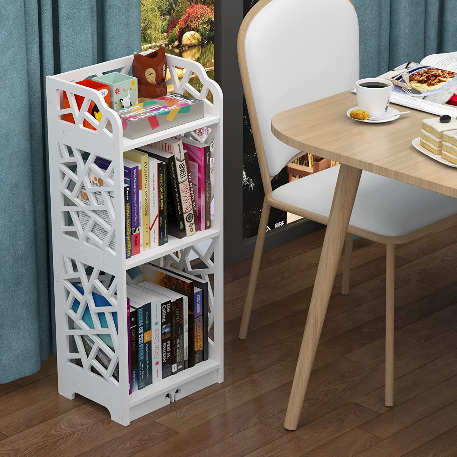 VYIHBO JKLCH LTKIF Small Bookshelf for Small Spaces - Lightweight 3 ...
