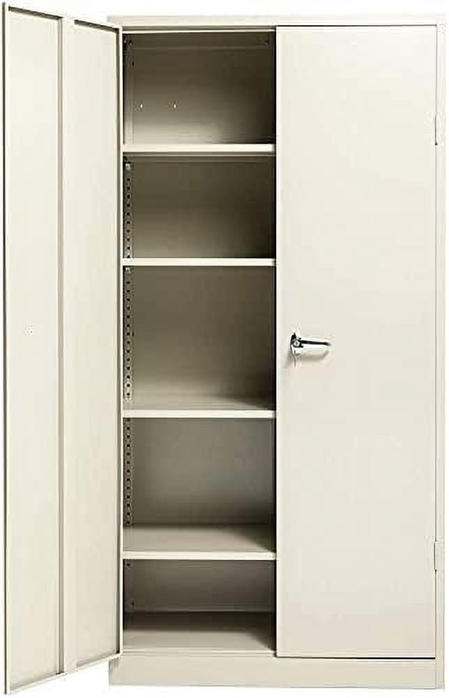 VYIHBO Metal Cabinet with Locking Doors and Shelves White Office File ...