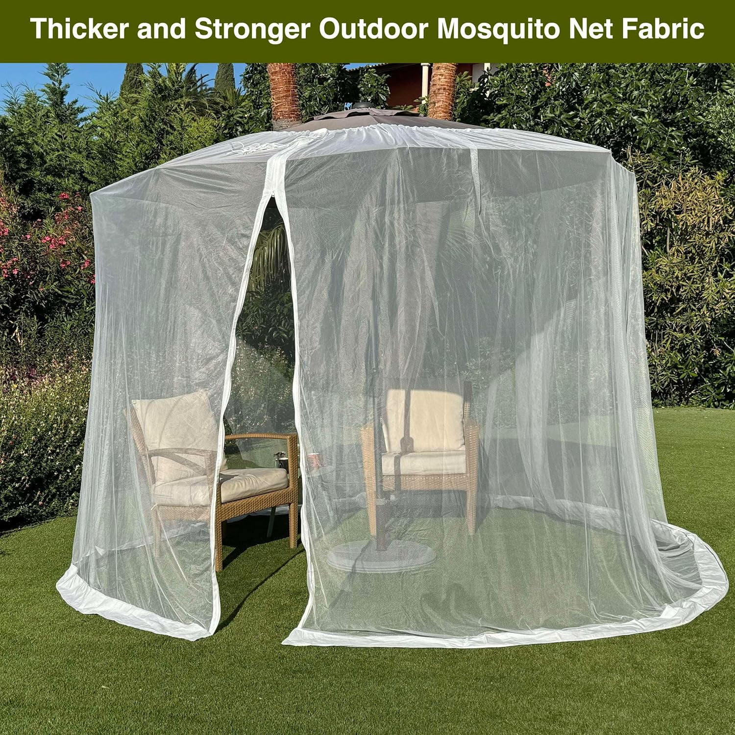 VYIHBO Mosquito Net for 9.2 FT | Large Sizes & Fabric Designed for ...