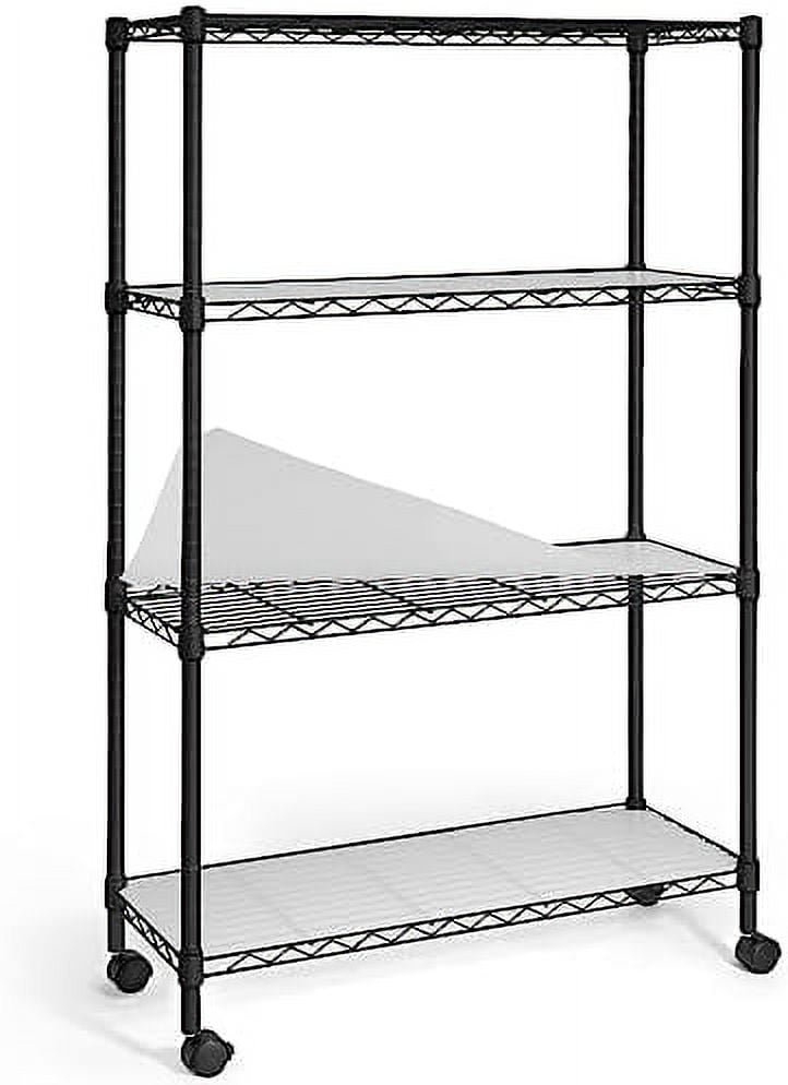 VYIHBO NSF 4 Tier Adjustable Wire Shelving Unit Wire Rack Shelving ...