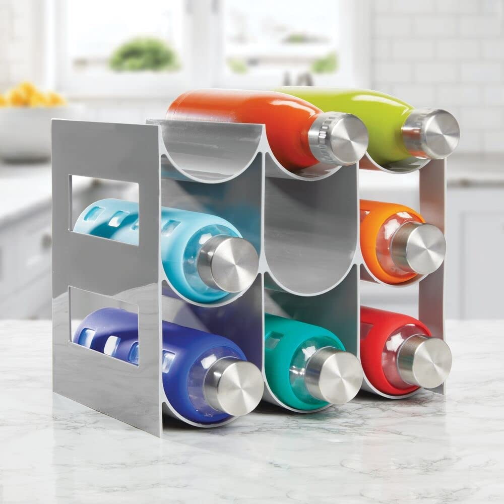 VYIHBO Plastic Water Bottle Organization/Wine Rack Storage Organizer ...