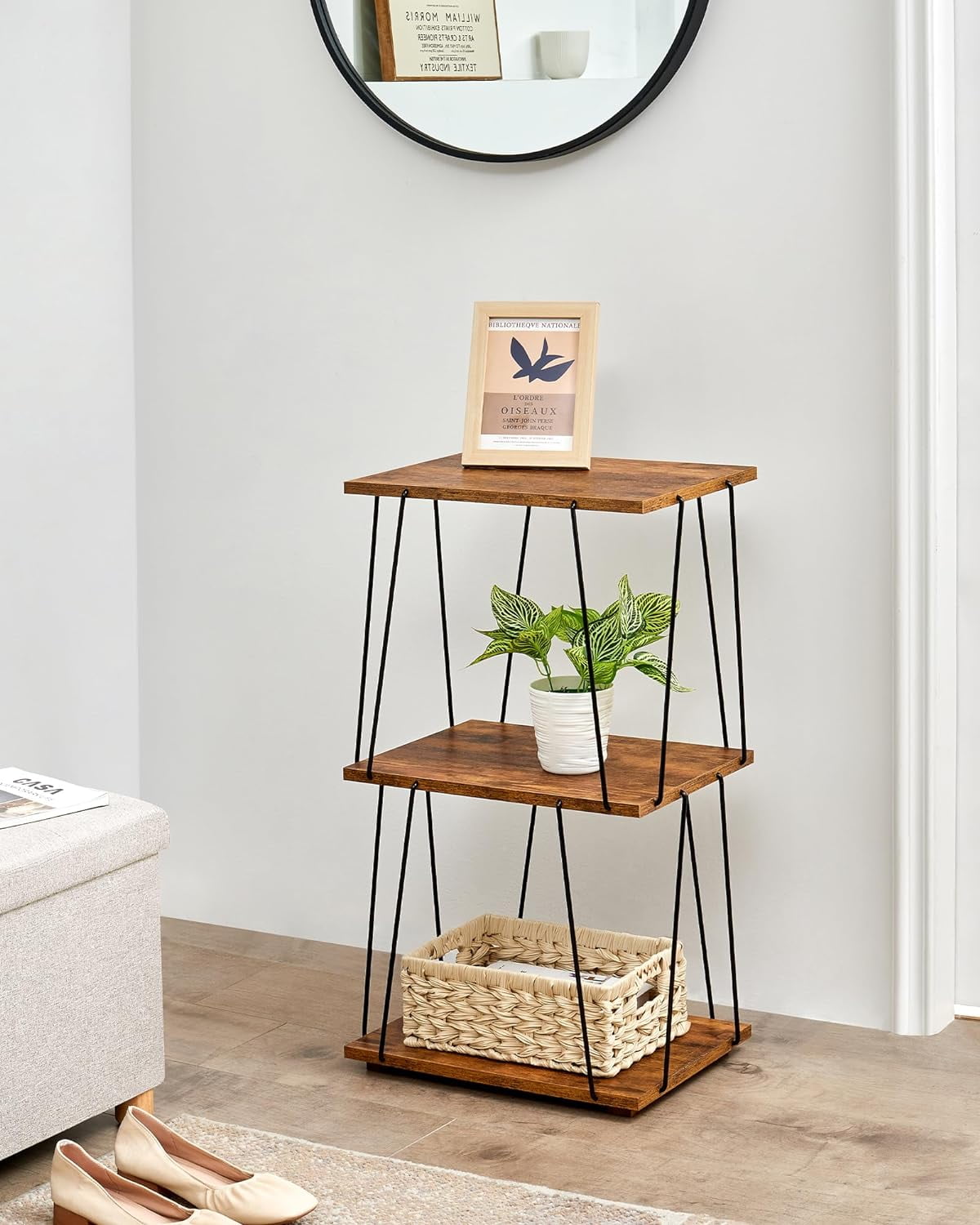 VYIHBO Tall Side Table Small End Table 29 inch High Entryway Table ...