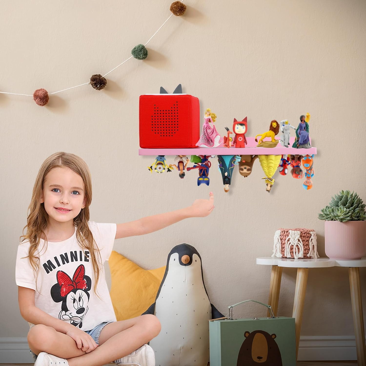 VYIHBO for Tonies Shelf Magnetic for Toniebox Figures Storage Display ...