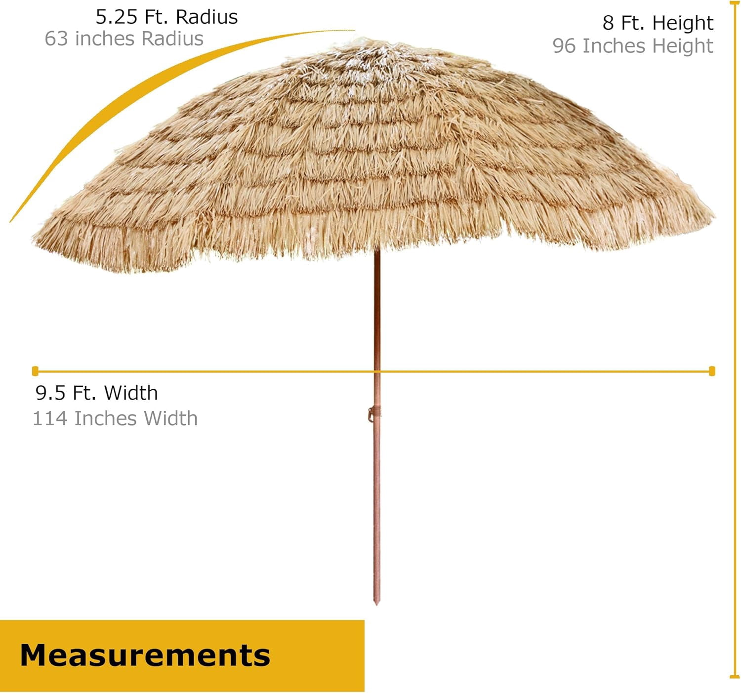 VYIHBO X-Scapes Thatch \u2013 Hula Beach for Hawaiian Thatch Palapa ...