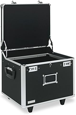 VZ01270 Lock Mobile File Chest Storage Box, Letter/Legal, Black ...